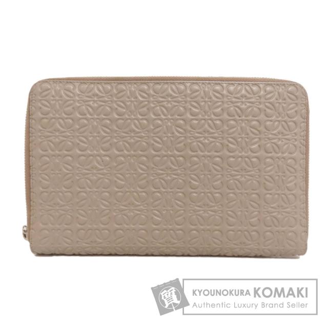 ロエベ LOEWE  アナグラム オーガナイザー  アクセサリーポーチ カーフ レディース  中古