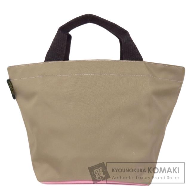 エルベ・シャプリエ Herve Chapelier  舟形トート  ハンドバッグ ナイロン素材 レディース  中古