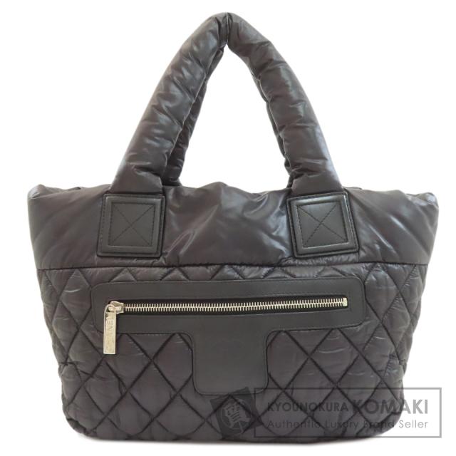 シャネル CHANEL  コココクーン シルバー金具  トートバッグ ナイロン素材 レディース  中古