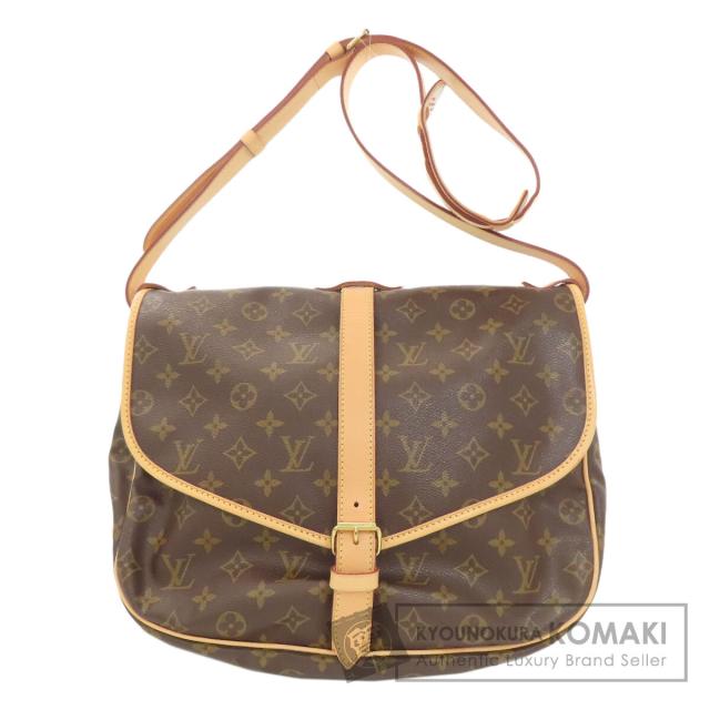 ルイヴィトン LOUIS VUITTON M42254  ソミュール35  ショルダーバッグ モノグラムキャンバス 中古