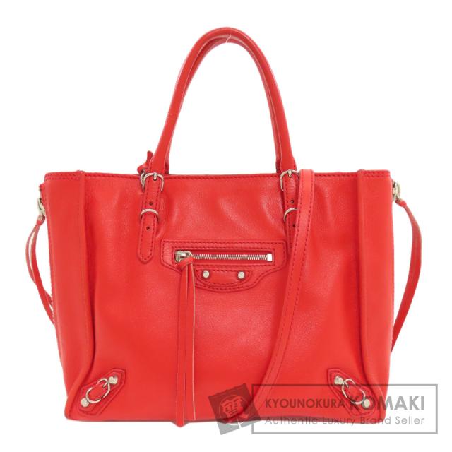 バレンシアガ BALENCIAGA 305572  ペーパーミニ 2WAY  ハンドバッグ カーフ レディース  中古