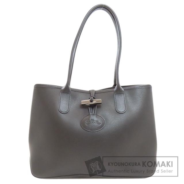 ロンシャン Longchamp  ロゴ  トートバッグ レザー レディース  中古