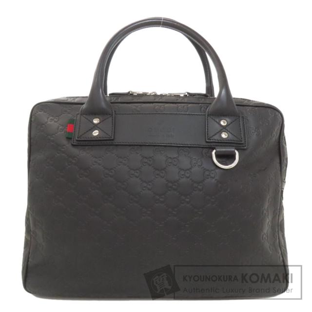 グッチ GUCCI 322079  GGシグネチャー シマ  ビジネスバッグ PVC レディース  中古