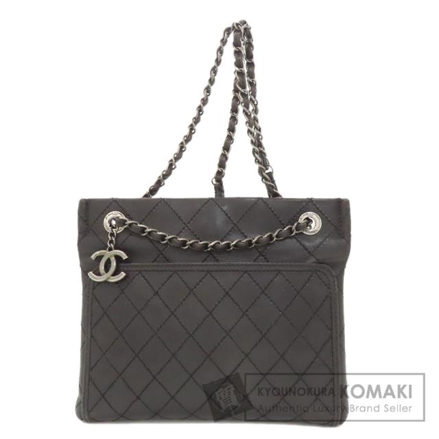 シャネル CHANEL  マトラッセ シルバー金具  ショルダーバッグ カーフ レディース  中古