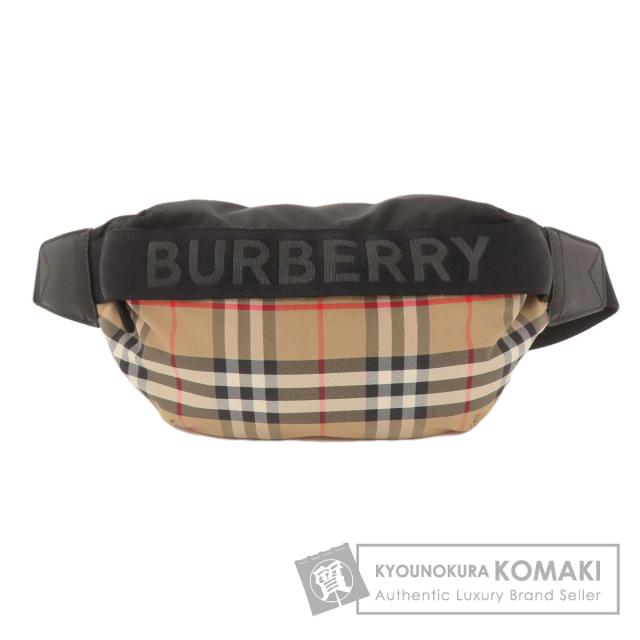 バーバリー BURBERRY  ノバチェック  ボディバッグ ナイロンキャンバス レディース  中古