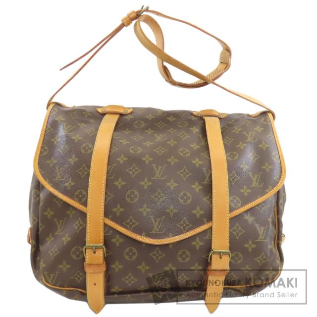 ルイヴィトン LOUIS VUITTON M42252  ソミュールLL  ショルダーバッグ モノグラムキャンバス 中古
