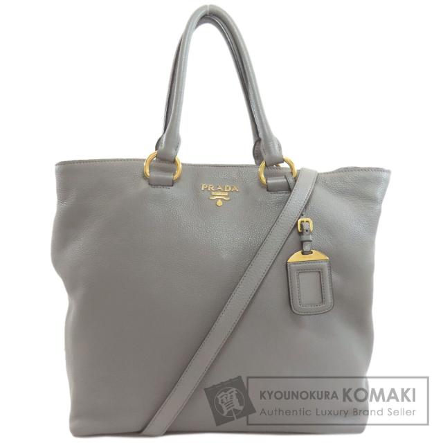 プラダ PRADA 1BG865  2WAY  トートバッグ カーフ レディース  中古