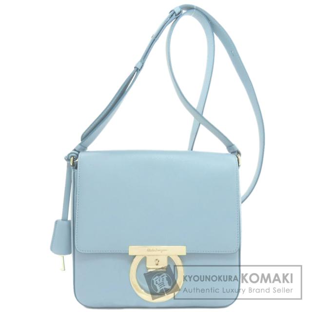 サルヴァトーレフェラガモ Salvatore Ferragamo  ガンチーニ金具  ショルダーバッグ レザー 中古