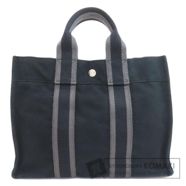 エルメス HERMES  サックフールトゥPM  ハンドバッグ キャンバス レディース  中古