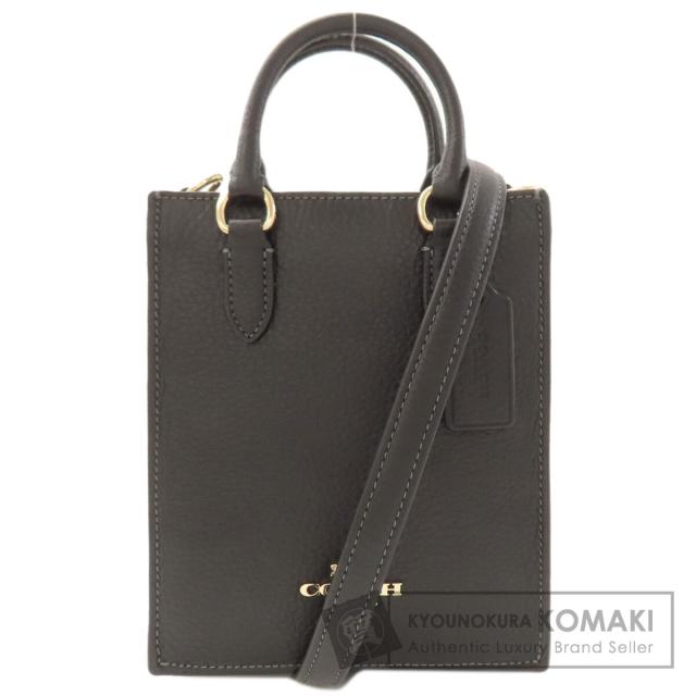 コーチ COACH CJ500  ノース サウス ミニトート 2WAY  ハンドバッグ レザー レディース  中古