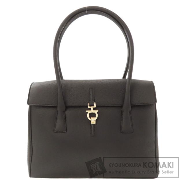 サルヴァトーレフェラガモ Salvatore Ferragamo  ガンチーニ金具  ハンドバッグ カーフ 中古
