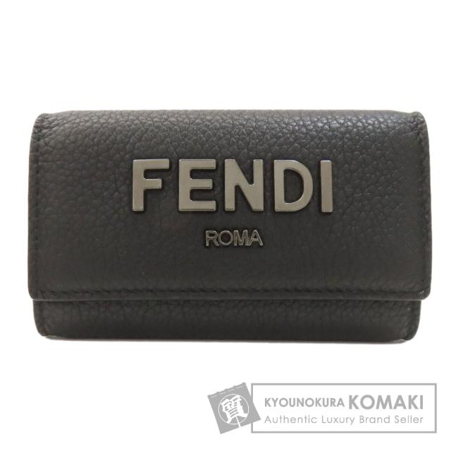 フェンディ FENDI  ロゴ  キーケース カーフ レディース  中古