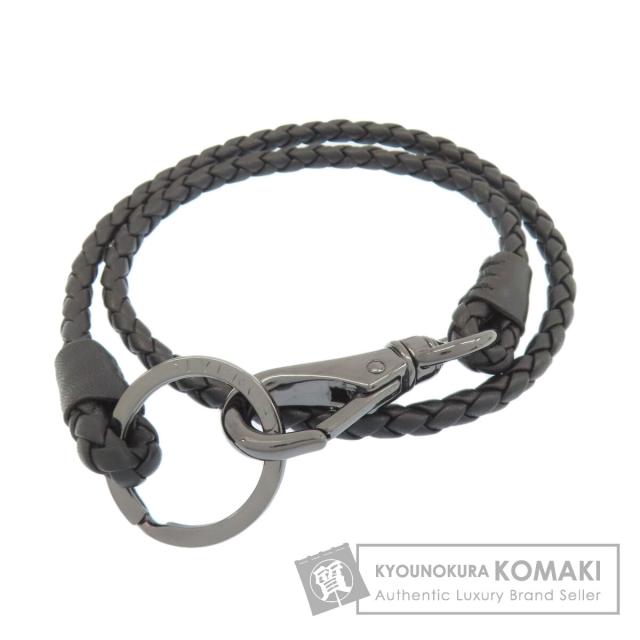 ジバンシー GIVENCHY  ウォレットチェーン 編み込み  ショルダーストラップ レザー 中古