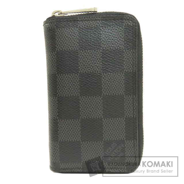 ルイヴィトン LOUIS VUITTON N6076  ジッピー・パース  ケース ダミエキャンバス 中古