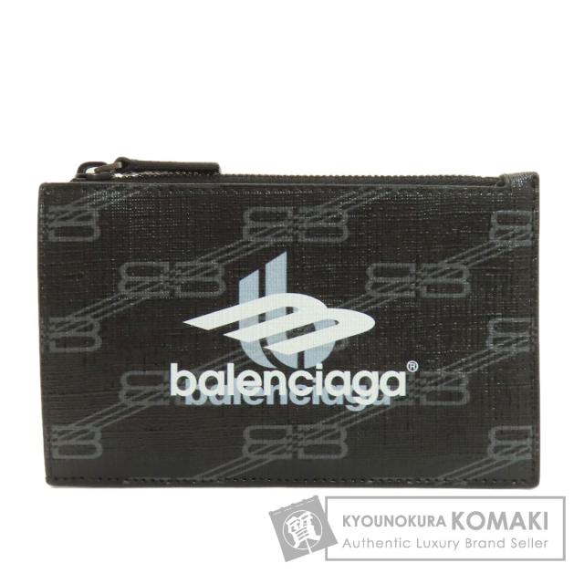 バレンシアガ BALENCIAGA 640535  ロゴプリント  ケース PVC レディース  中古