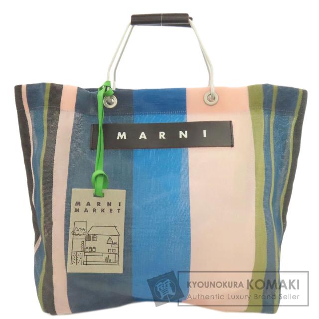 マルニ MARNI  フラワーカフェ  ハンドバッグ ナイロン素材 レディース  中古