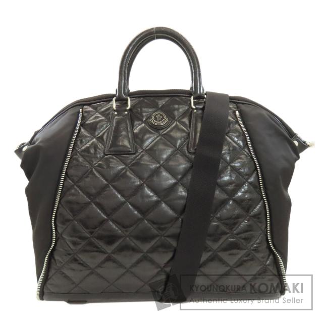 モンクレール MONCLER  2WAY  ハンドバッグ カーフ レディース  中古