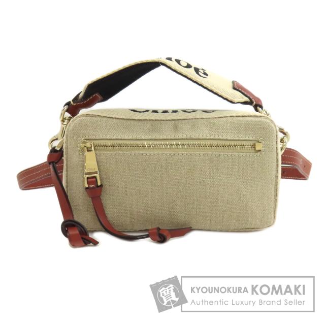 クロエ CHLOE  ウッディ ベルトバッグ  ヒップバッグ・ウエストバッグ キャンバス 中古
