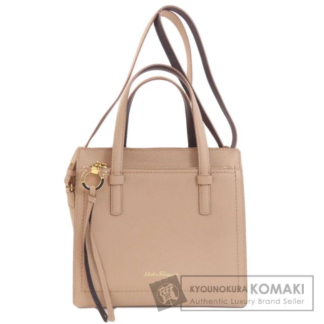 サルヴァトーレフェラガモ Salvatore Ferragamo  エイミー ガンチーニ金具 2WAY  ハンドバッグ 中古