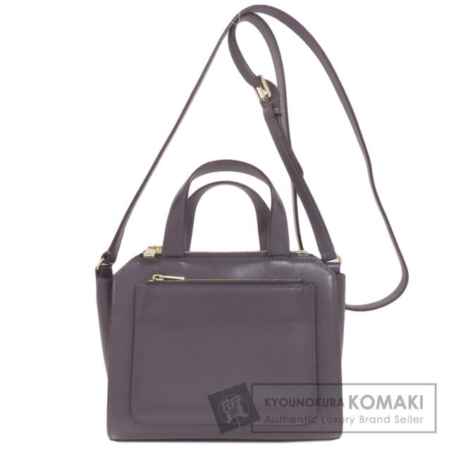 ヴァレクストラ Valextra  ミニ パスパトート 2WAY  ハンドバッグ レザー レディース  中古