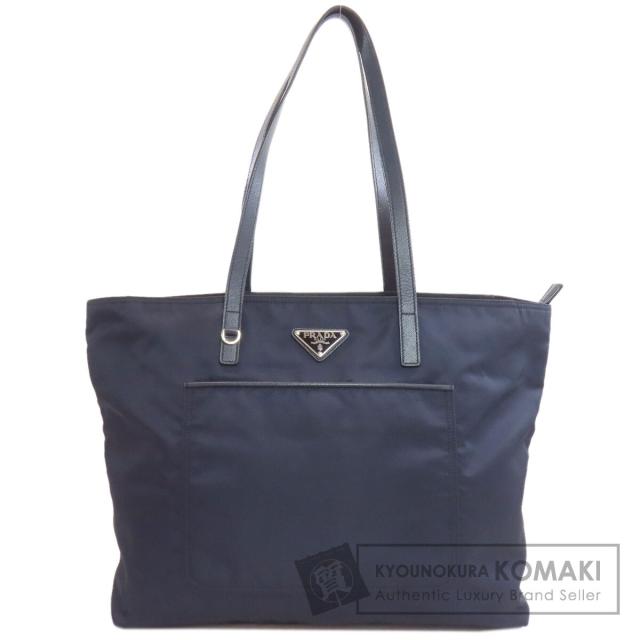 プラダ PRADA  ロゴ金具  トートバッグ ナイロン素材 レディース  中古