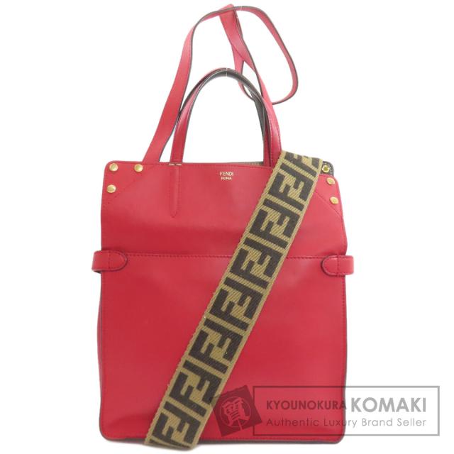 フェンディ FENDI  フリップ 2WAY  ハンドバッグ カーフ レディース  中古