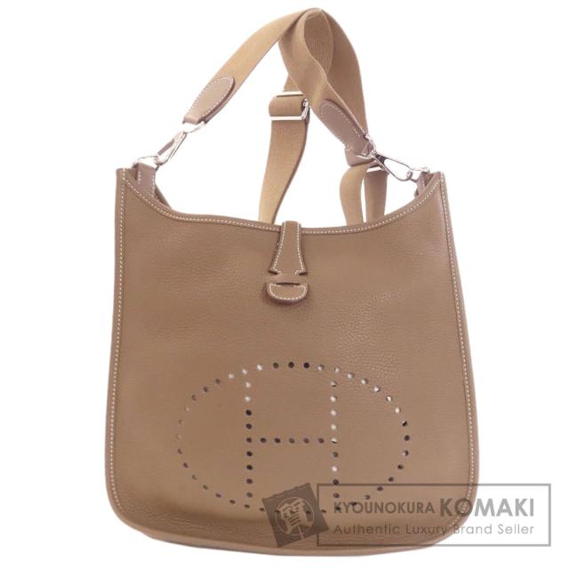エルメス HERMES  エブリン3 PM エトープ シルバー金具  ショルダーバッグ トリヨン 中古
