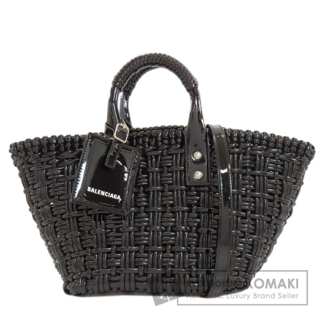 バレンシアガ BALENCIAGA 671342  ビストロ XS 2WAY  ハンドバッグ エナメル レディース  中古