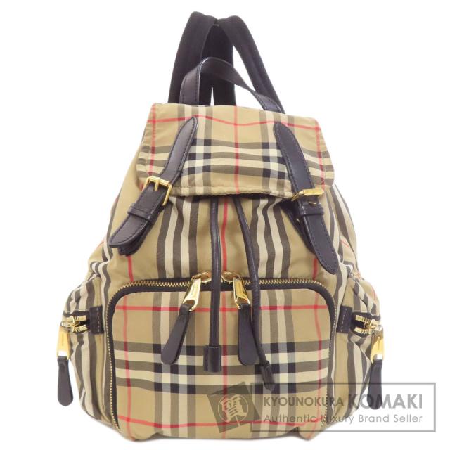 バーバリー BURBERRY  ノバチェック  リュック・デイパック ナイロン素材 レディース  中古