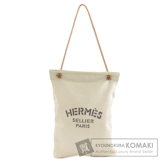 エルメス HERMES  アリーヌGM  トートバッグ キャンバス レディース  中古