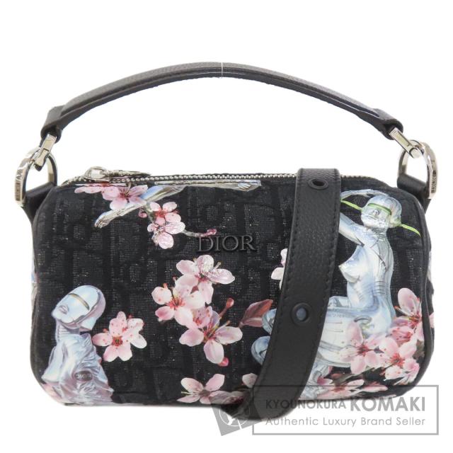 クリスチャンディオール CHRISTIAN DIOR  空山基コラボ  トロッター 桜 2WAY  ハンドバッグ 中古