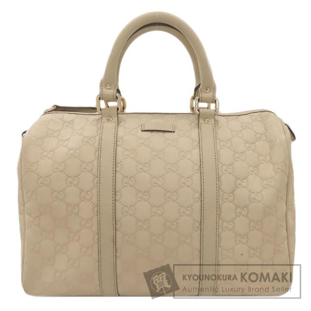 グッチ GUCCI 265697  アウトレット GGシグネチャー シマ  ハンドバッグ レザー レディース  中古