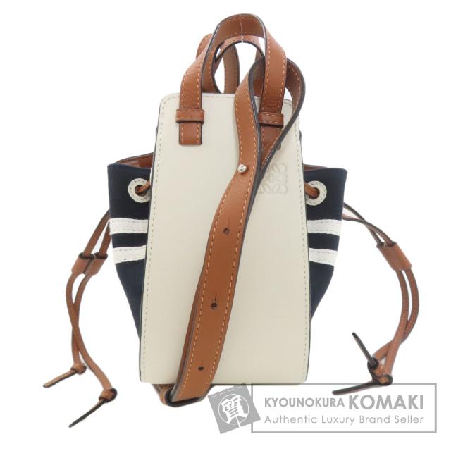 ロエベ LOEWE  ハンモック ドセーラー ミニ 2.WAY  ハンドバッグ キャンバス レディース  中古