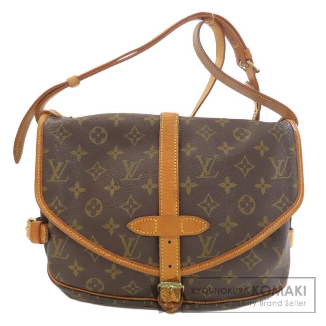 ルイヴィトン LOUIS VUITTON M42256  ソミュール30  ショルダーバッグ モノグラムキャンバス 中古