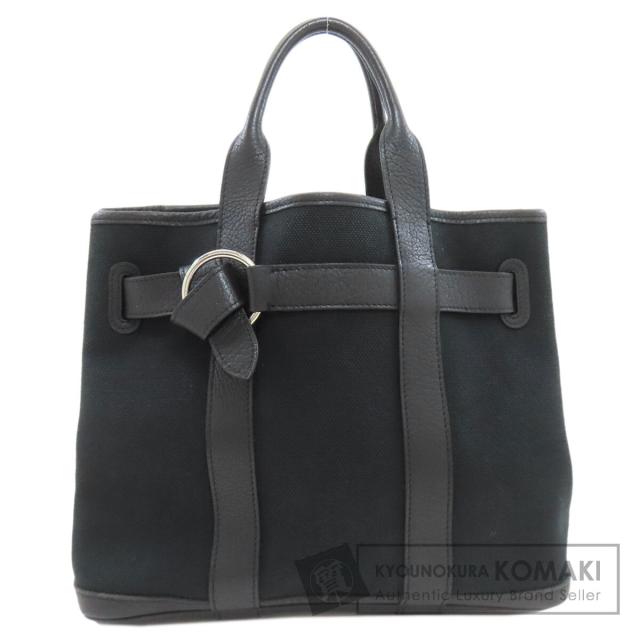 エルメス HERMES  プティットサンチュールPM シルバー金具  ハンドバッグ キャンバス 中古