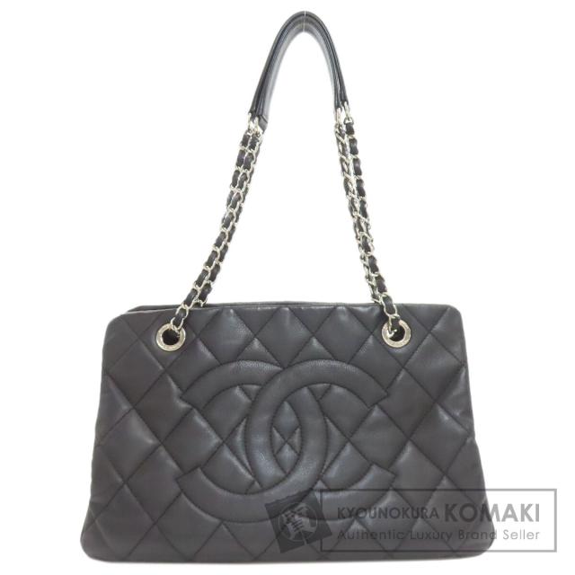 シャネル CHANEL  チェーンバッグ マトラッセシルバー金具  トートバッグ グレインド 中古