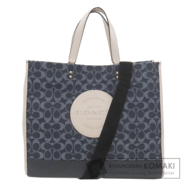 コーチ COACH C2827  デンプシー シグネチャー 2WAY  ハンドバッグ キャンバス レディース  中古