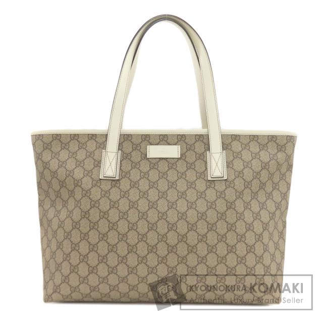 グッチ GUCCI 211137  GGスプリーム  トートバッグ PVC レディース  中古