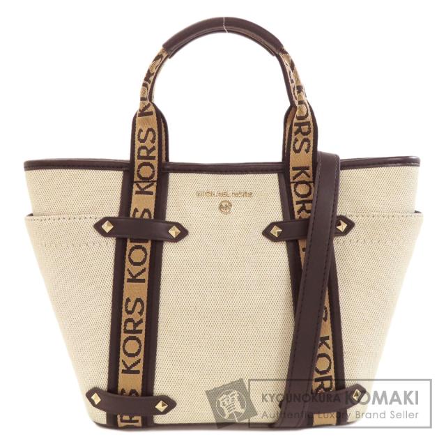 マイケルコース Michael Kors  ロゴ  ハンドバッグ キャンバス レディース  中古