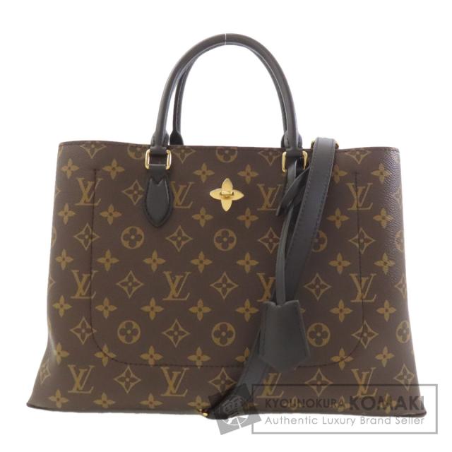 ルイヴィトン LOUIS VUITTON M43550  フラワートート  ハンドバッグ モノグラムキャンバス 中古