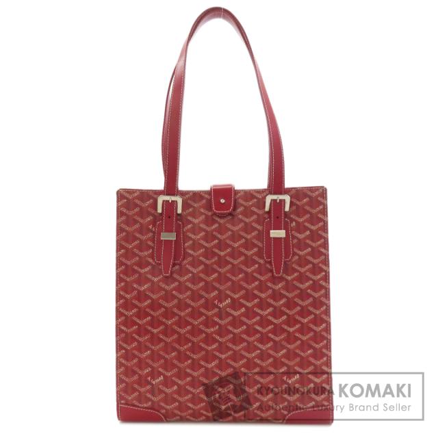 ゴヤール GOYARD  ヘリンボーン柄  トートバッグ コーティングキャンバス レディース  中古