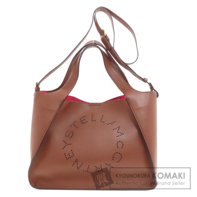 ステラマッカートニー Stella McCartney  ロゴ  ハンドバッグ ポリエステル レディース  中古