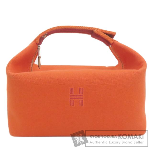 エルメス HERMES  ブリッド・ア・ブラックGM  ハンドバッグ キャンバス レディース  中古