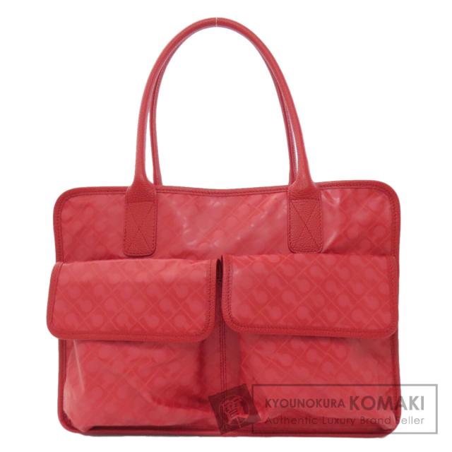 ゲラルディーニ GHERARDINI  ロゴモチーフ ソフティ  トートバッグ ポリエステル レディース  中古