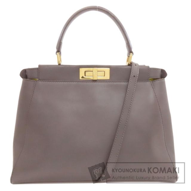 フェンディ FENDI  ピーカブー 2WAY  ハンドバッグ カーフ レディース  中古