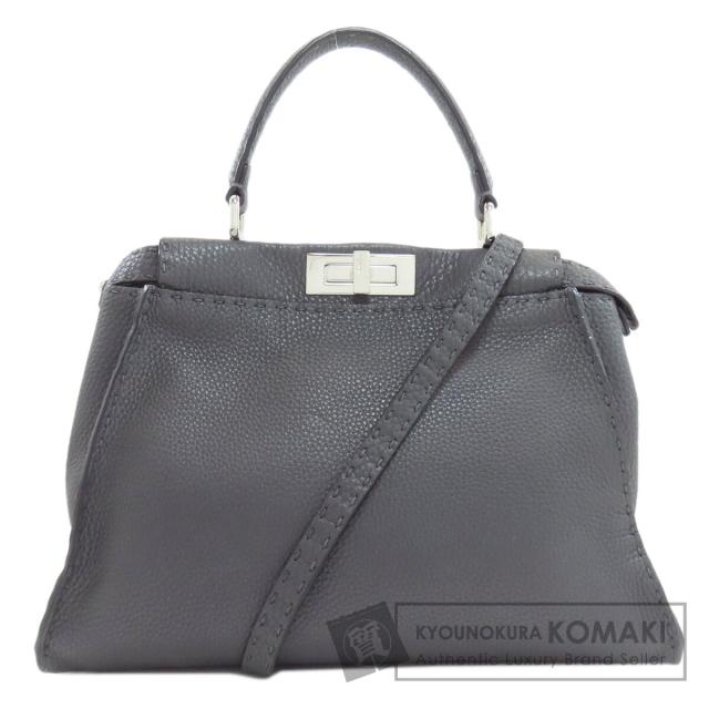 フェンディ FENDI  ピーカブー セレリア 2WAY  ハンドバッグ カーフ レディース  中古