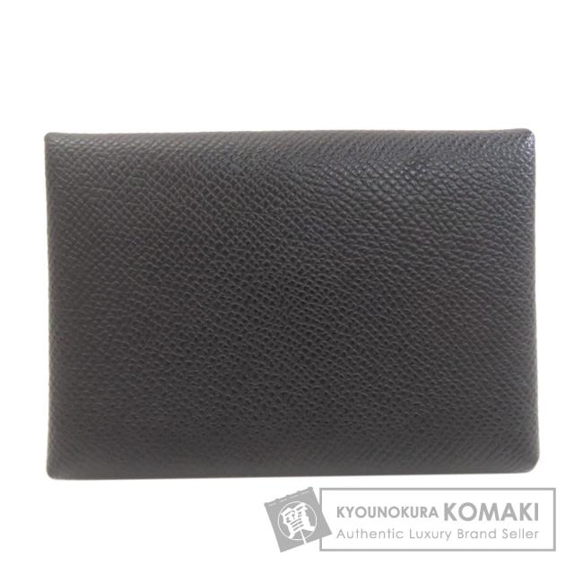 エルメス HERMES  カルヴィ デュオ シルバー金具  カードケース エプソン レディース  中古