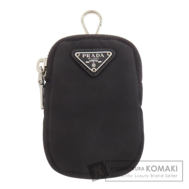 プラダ PRADA  ロゴ金具  アクセサリーポーチ ナイロン素材 レディース  中古