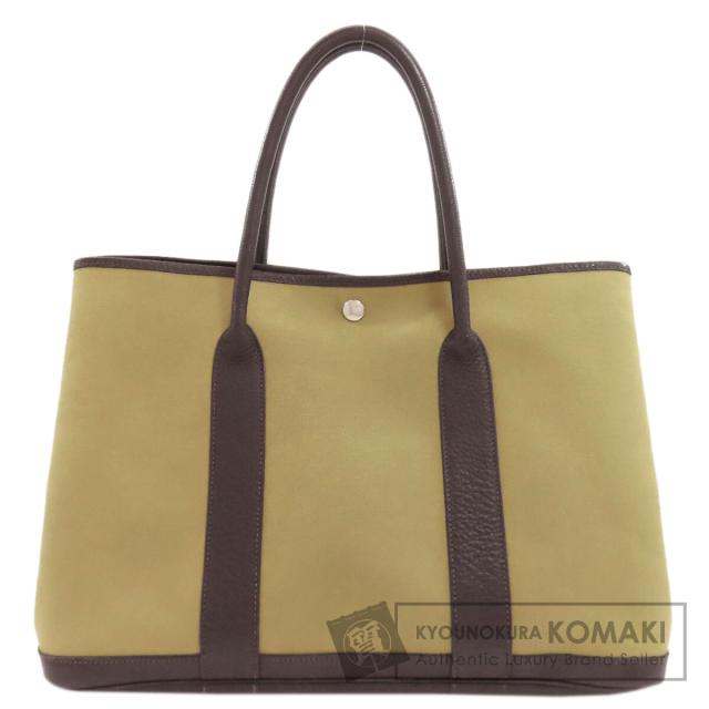 エルメス HERMES  ガーデンパーティPM シルバー金具  トートバッグ トワルオフィシェ 中古