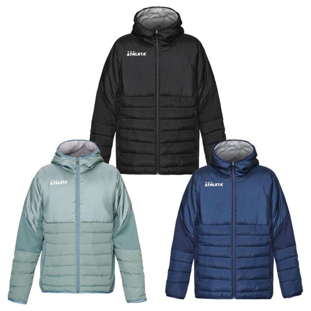 アスレタ 中綿ウォームジャケット サッカー フットサル ウェア 防寒 ATHLETA2025FW 04165N ※返品・交換・キャンセル不可商品